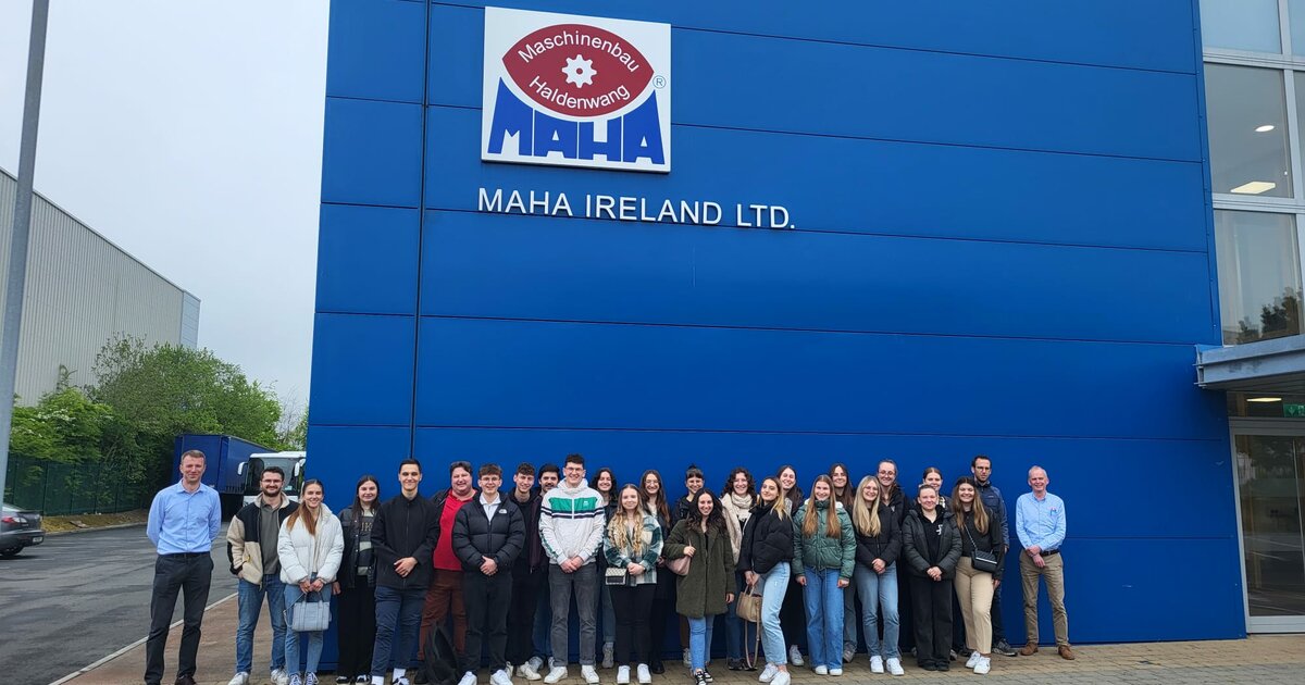 MAHA Ireland hosts German students | MAHA UK Ltd.