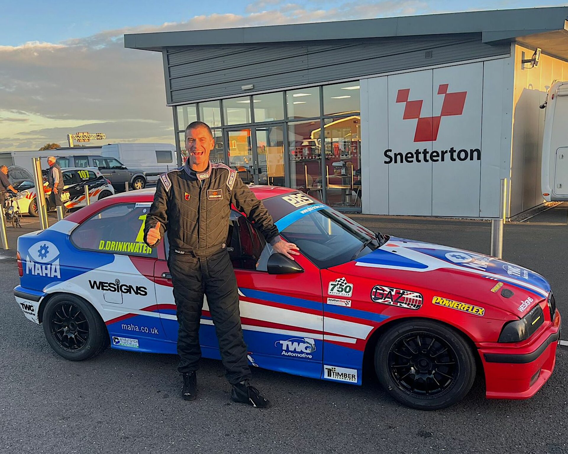 Championship-winning duo of MAHA and David Drinkwater | MAHA UK Ltd.