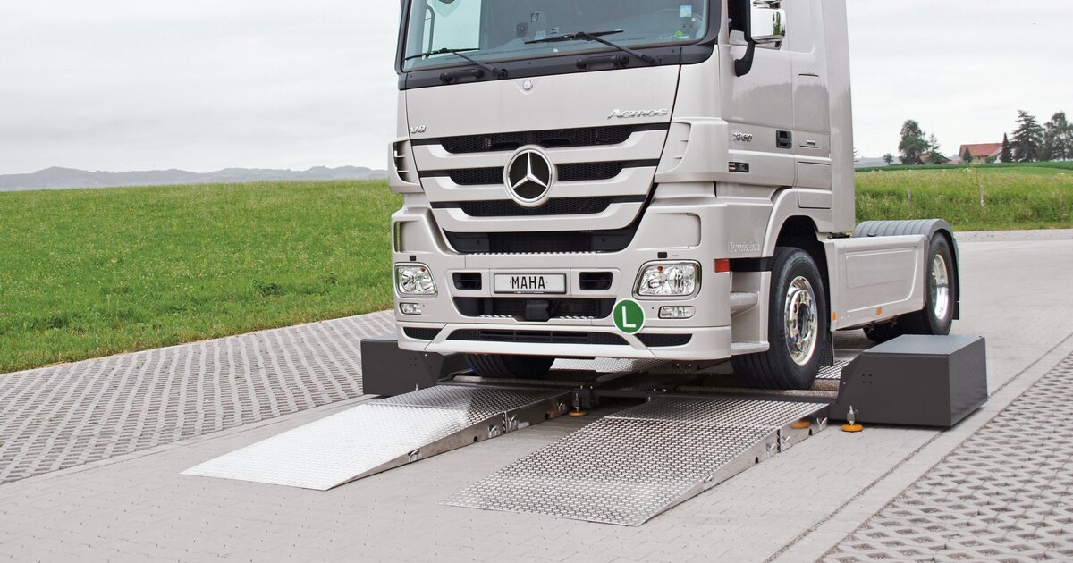 MBT 5000 Series Bremsprüfstand bis 18t. | MAHA UK Ltd.